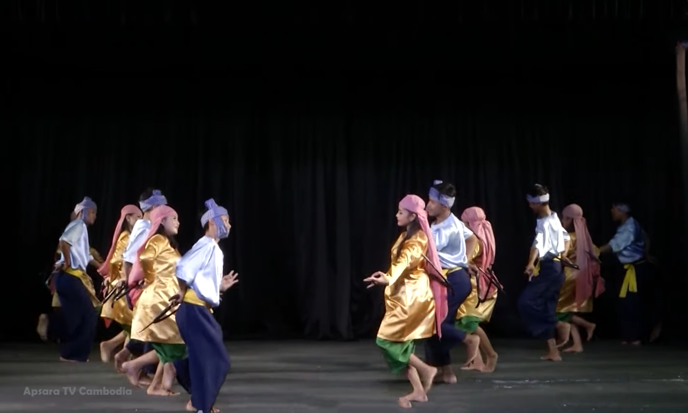 របាំច្រូតស្រូវ | AMS Khmer Civilization